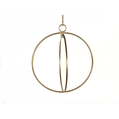 20" Metal Hanging Hoop Gold – Anna's Garden, Home & Wellness