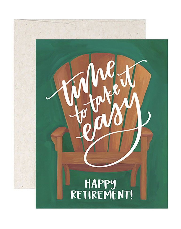 Retirement Chair Card – Anna's Garden, Home & Wellness