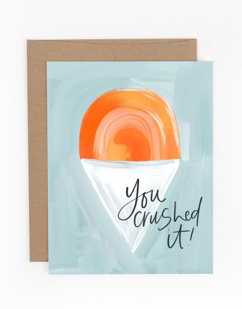 Crushed It Snow Cone Card – Anna's Garden, Home & Wellness